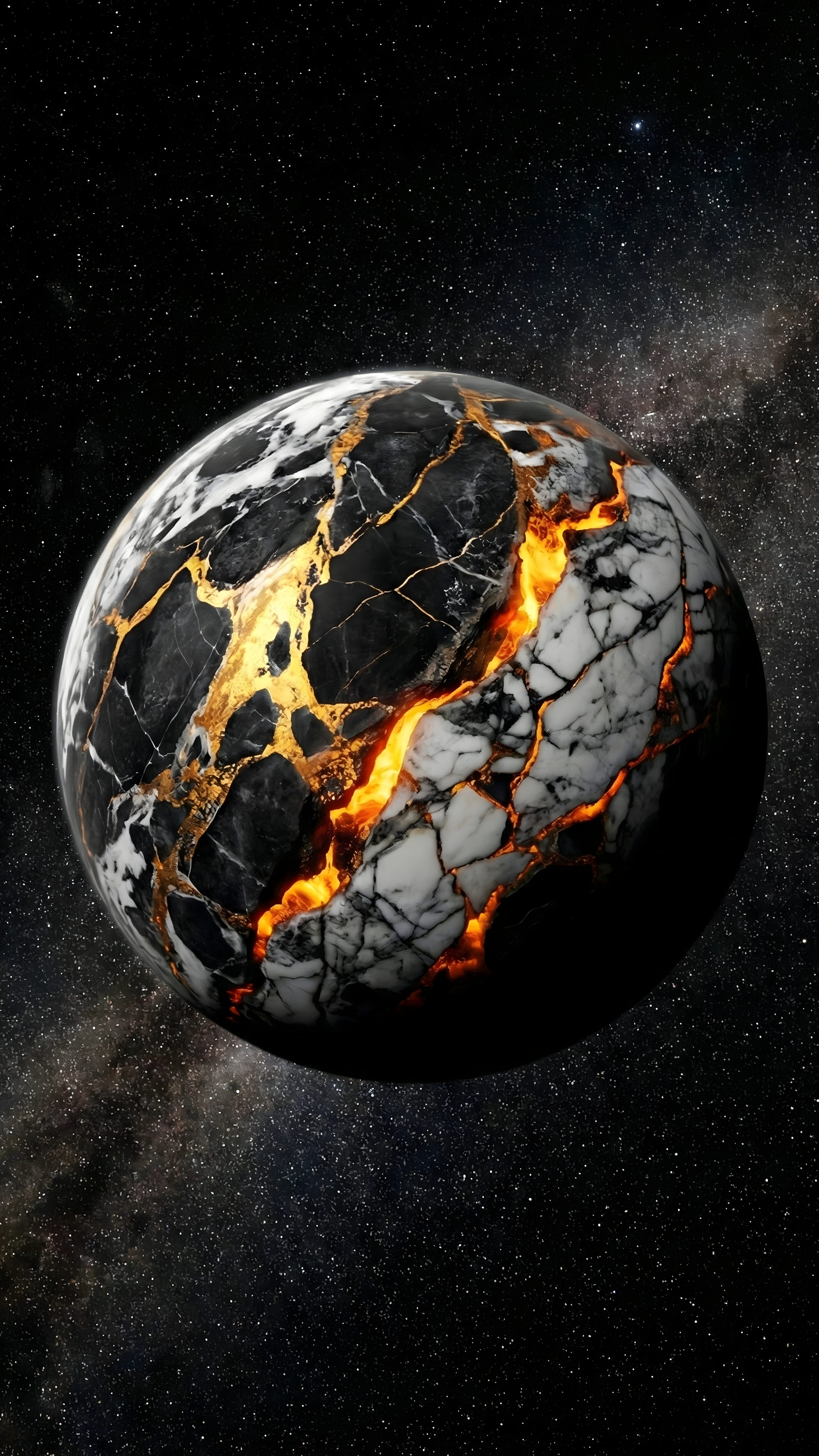 Minimalist Vector Landscape Wallpaper (AI Art) - 4k Mobile Wallpapers